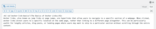 How To Create and Add Anchor Links in WordPress (3 Ways) - WPBakery ...