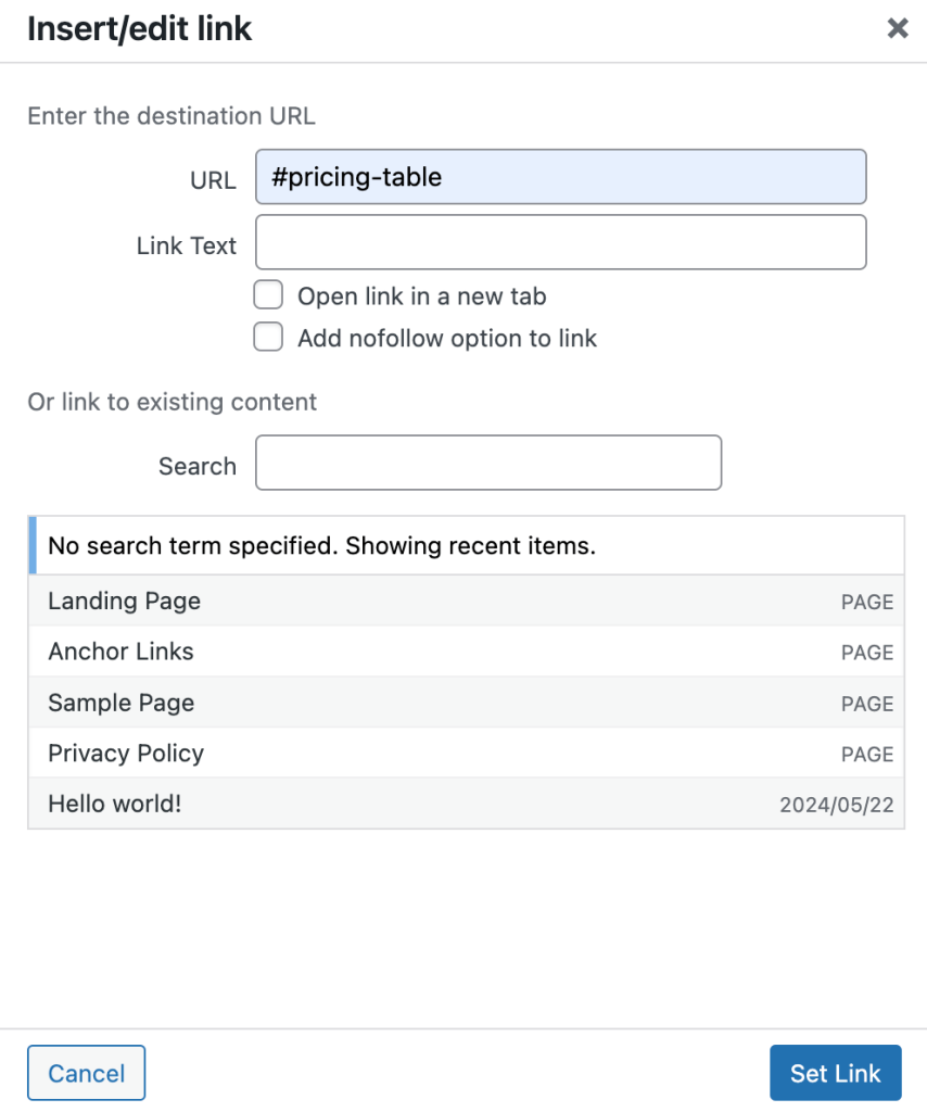 How To Create and Add Anchor Links in WordPress (3 Ways) - WPBakery Page Builder