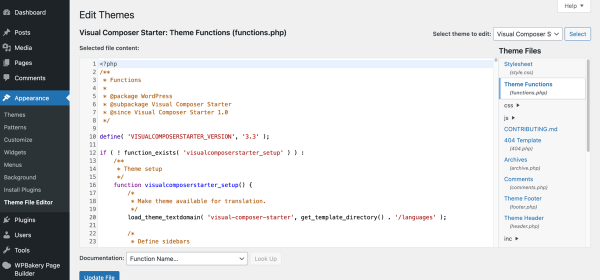 How To Customize a WordPress Theme (4 Ways) - WPBakery Page Builder
